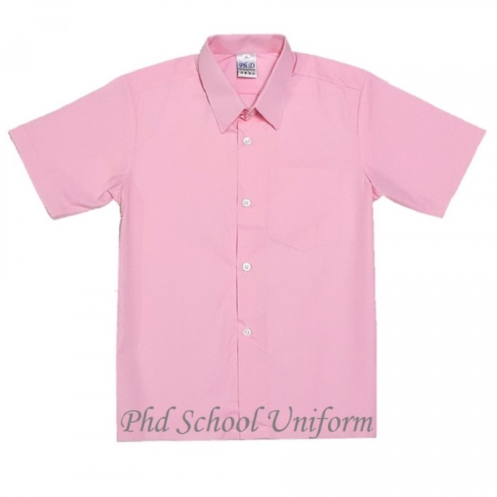 PhD Pink Short Sleeve Shirt School Uniform | PhD Baju Seragam Sekolah ...
