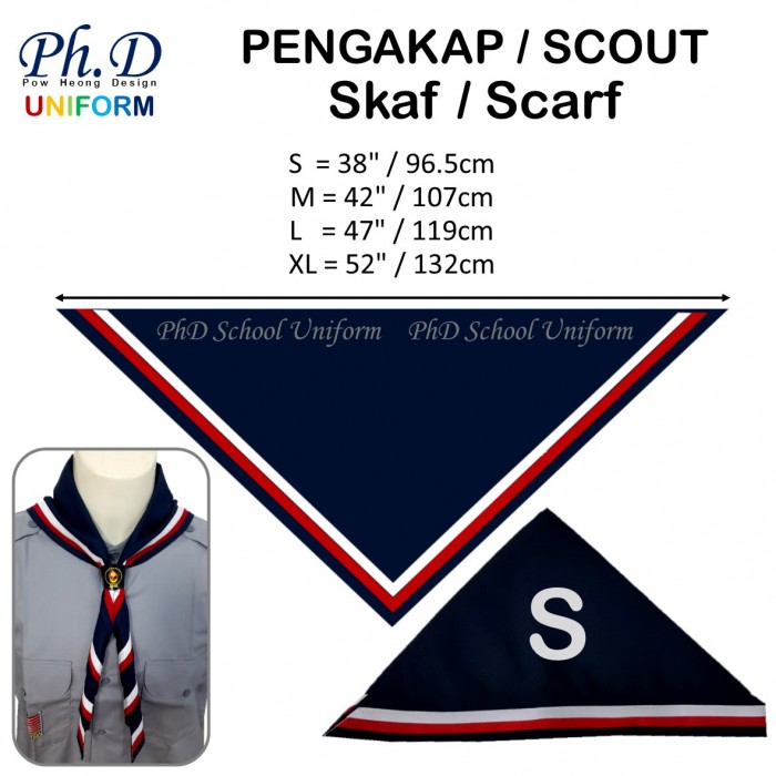 PhD Full Set Accessories Scout Uniform | Accessori Pengakap Set Lengkap ...