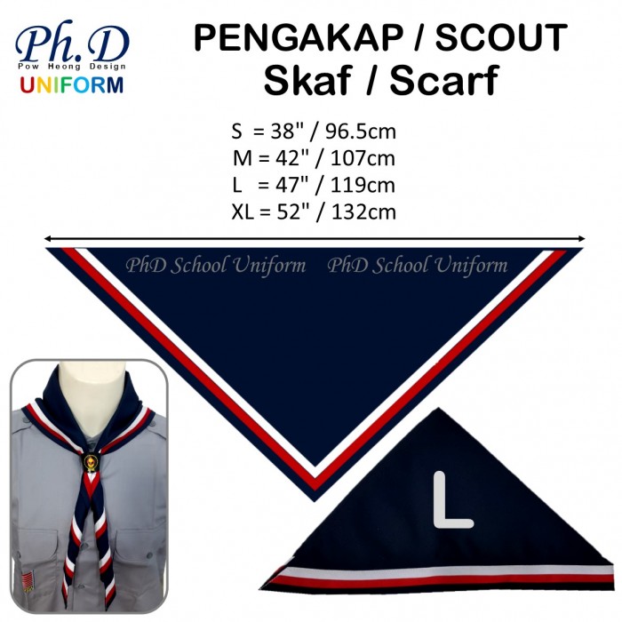 PhD Full Set Accessories Scout Uniform | Accessori Pengakap Set Lengkap ...