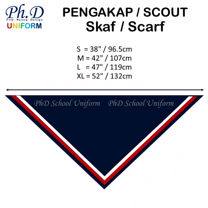 PhD Full Set Accessories Scout Uniform | Accessori Pengakap Set Lengkap ...